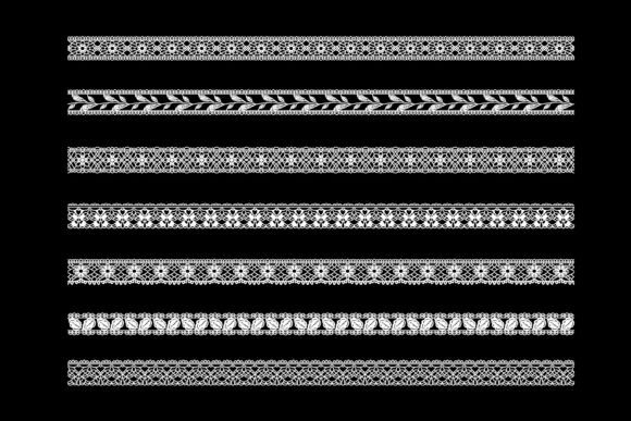 Vintage Lace Seamless Borders Graphic by Elena Dorosh Art · Creative ...