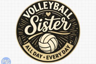 Volleyball Sister Sports Game Day PNG Graphic by Cozy Creator ...