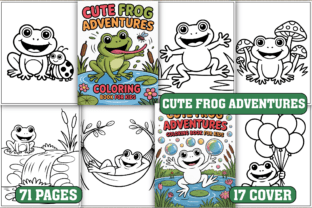 71 Cute Frog Adventures Coloring Pages Graphic by Art & CoLor ...
