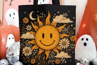 Boho Celestial Smiley Sun PNG Graphic by SvgModes · Creative Fabrica