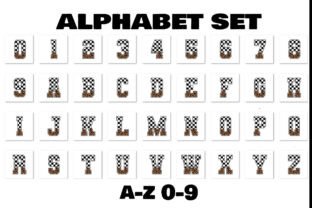 Checkered Leopard Alphabet Letters 02 Graphic by Beer Design · Creative ...