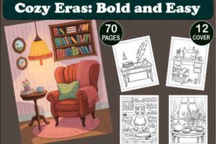 Cozy Eras: Bold and Easy Coloring Book Graphic by Legend Fx · Creative ...