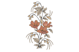 Creative Flowers Embroidery Design · Creative Fabrica