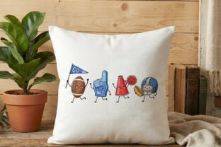 Cute Football Cheer Cartoons PNG Graphic by Creative Community ...