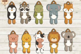 Cute Hanging Animal SVG Bundle · Creative Fabrica