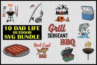 Dad Life Outdoor SVG Bundle Collection Graphic by Artivon · Creative ...
