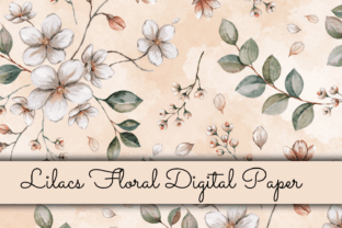 Floral Digital Paper, Watercolor Graphic by Craft Palette · Creative ...