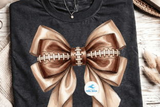 Football Mom Coquette Bow Png Graphic by studiopixelwave · Creative Fabrica