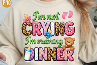 Funny Ordering Dinner Baby PNG T-SHIRT Graphic by LILY DIGITAL Arts ...