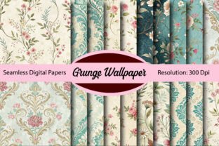 Grunge Wallpaper Seamless Digital Paper Graphic by Colourful · Creative ...
