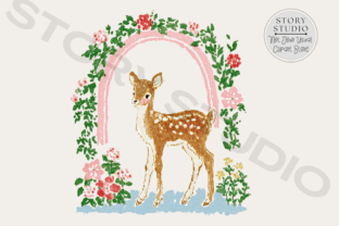 Hand Drawn Whimsical Woodland Baby Graphic by Story Studio · Creative ...