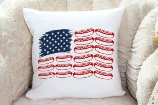 Hot Dog American Flag SVG Graphic by GoodPShop · Creative Fabrica