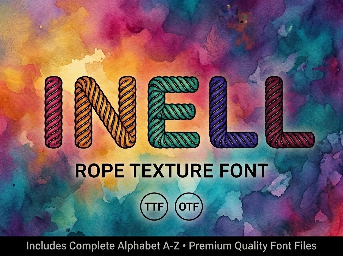Inell Font by Bluebird · Creative Fabrica