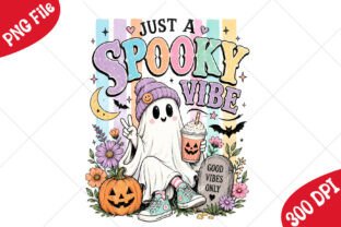 Just a Spooky Vibe Ghost PNG Graphic by DesignExpert · Creative Fabrica