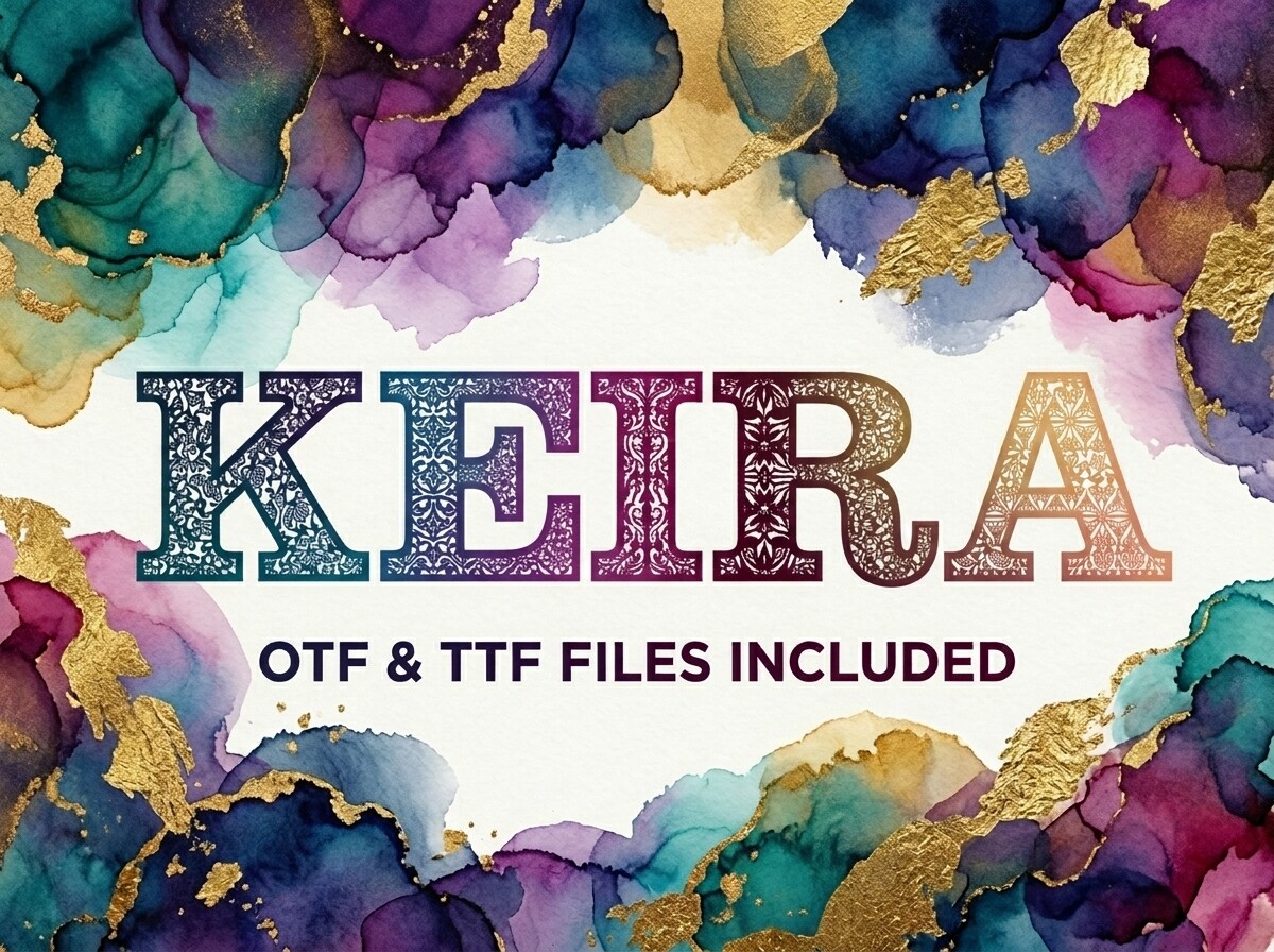 Keira Font by pavel · Creative Fabrica