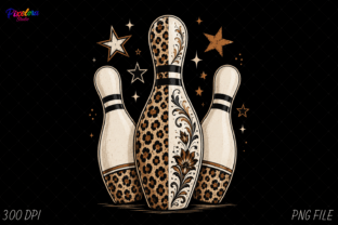 Leopard Bowling Pins PNG Graphic by Pixelora Studio · Creative Fabrica