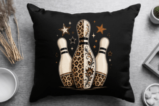 Leopard Bowling Pins PNG Graphic by Pixelora Studio · Creative Fabrica