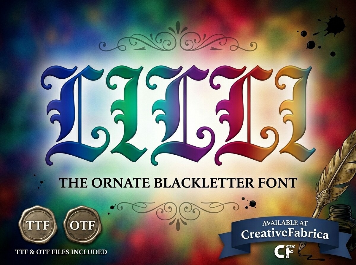 Lilli Font by pavel · Creative Fabrica