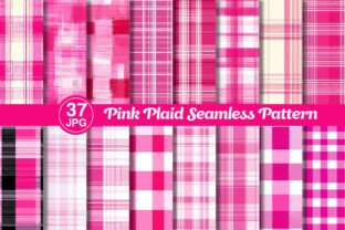 Lite Pink Plaid Seamless Pattern Graphic by Dream Creation · Creative ...