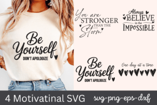 Motivational Quotes SVG Bundle 4 Graphic by Styled Stock Mock ...