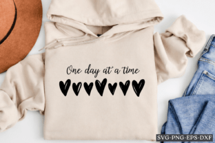 One Day at a Time SVG, Motivational SVG Graphic by Styled Stock Mock ...