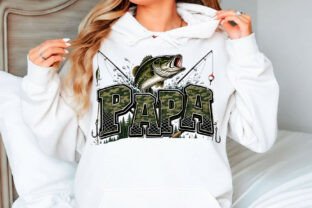Papa Bass Fishing Camo PNG Graphic by Design December · Creative Fabrica