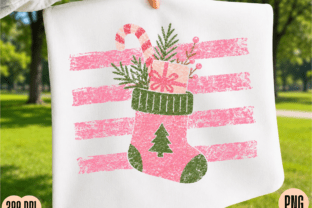 Pink Christmas Stocking PNG Design Graphic by Craftcity · Creative Fabrica