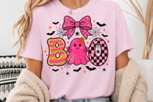 Pink Halloween Boo PNG, Coquette Ghost Graphic by Rose Art · Creative ...