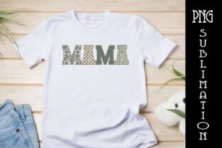 Preppy Camo Mama Old Camo, Dots Png Graphic by Digital Creative Art ...