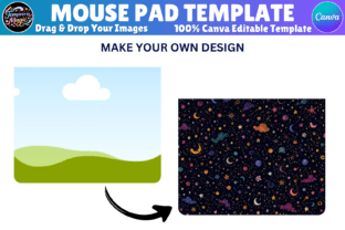 Reactangle Mouse Pad Canva Template Graphic by Tempvora Magic ...