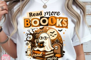 Read More Books Halloween Ghost PNG Graphic by MERA STORE · Creative ...