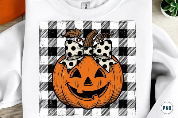 Retro Preppy Pumpkin PNG Graphic by SinaCreation · Creative Fabrica