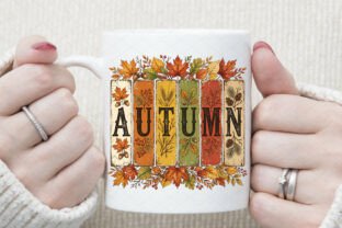 Rustic Autumn Leaves Sign PNG Graphic by cherrydesign · Creative Fabrica