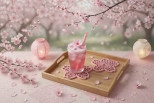 Sakura Mandala Coaster, 3D Print STL · Creative Fabrica