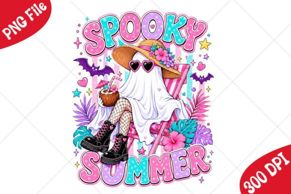 Spooky Summer Ghost Girl PNG Graphic by DesignExpert · Creative Fabrica
