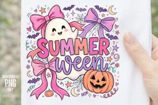 Summer Ween Ghost Pumpkin PNG Graphic by Moms Love · Creative Fabrica