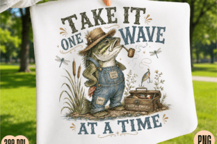 Take It One Wave at a Time PNG Design Graphic by Craftcity · Creative ...