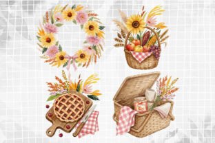 Watercolor Autumn Baking PNG Graphic by PIG.design · Creative Fabrica