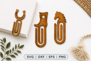 Western Cowboy Bookmark SVG Bundle · Creative Fabrica