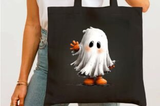 Whimsical Halloween Ghost PNG Graphic by Print Magic · Creative Fabrica