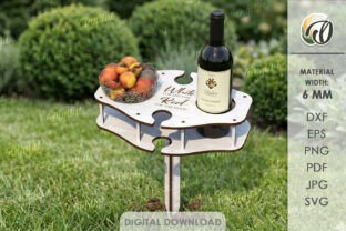 3D Portable Outdoor Table Laser Cut · Creative Fabrica
