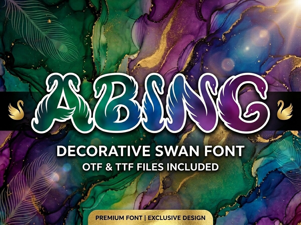 Abing Font by mail.skygroup · Creative Fabrica