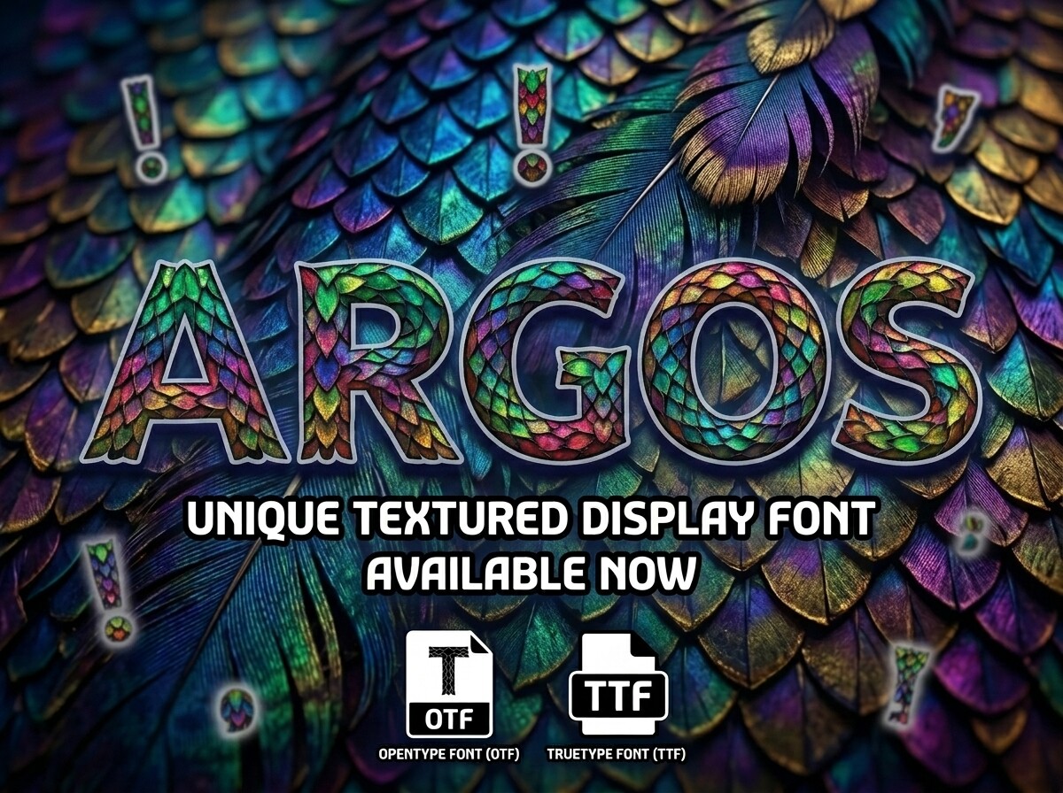 Argos Font by mail.skygroup · Creative Fabrica