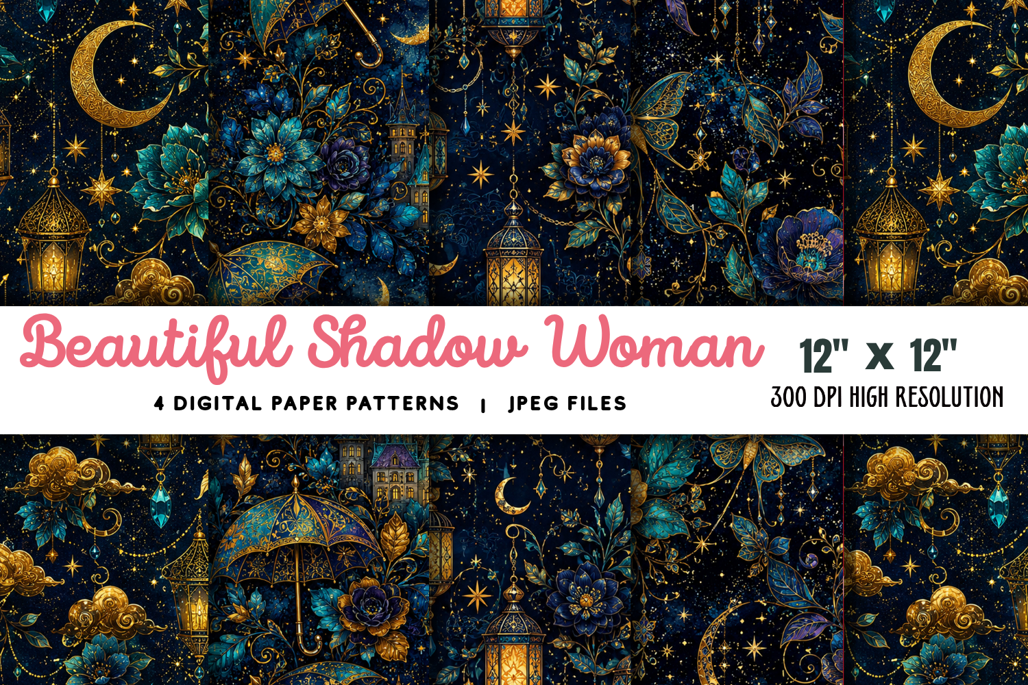 Beautiful Shadow Woman 15x15 Background Graphic by Styled Stock Mock ...
