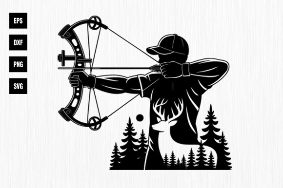 Bow Hunting Svg, Archery Svg Graphic by FusionArtMedia · Creative Fabrica