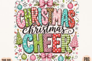 Christmas Cheer PNG Design, Retro Patchw Graphic by Craftcity ...