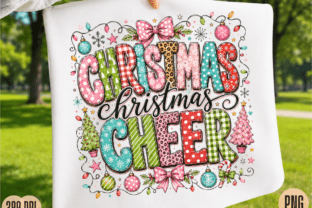 Christmas Cheer PNG Design, Retro Patchw Graphic by Craftcity ...