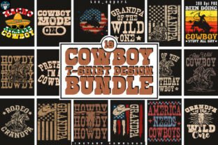Cowboy Western PNG T-shirt Design Bundle Graphic by tee_expert ...