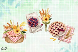 Cozy Fall Picnic Sublimation Graphics Graphic by Padma.Design ...