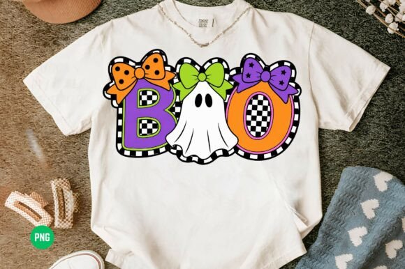 Cute Halloween BOO Ghost PNG Graphic by Design Moment · Creative Fabrica